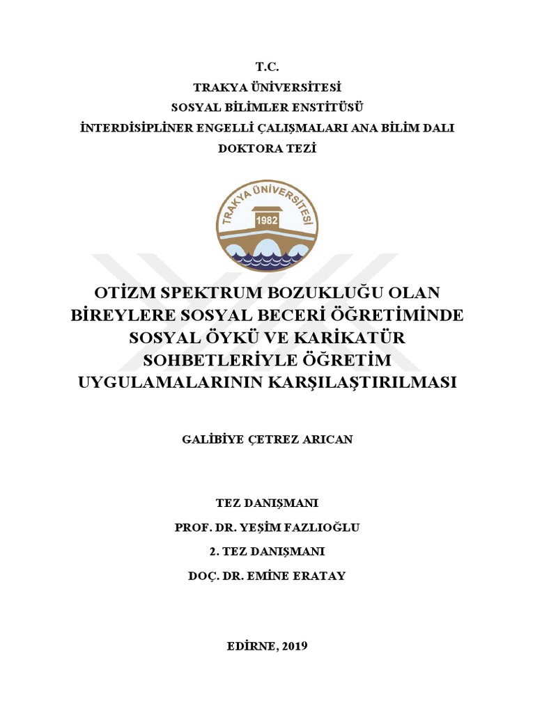 3 Tez Sosyal Beceri | PDF