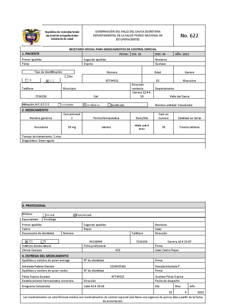 Recetario Oficial 2 Word | PDF | Medicamentos con receta | Prescripción ...