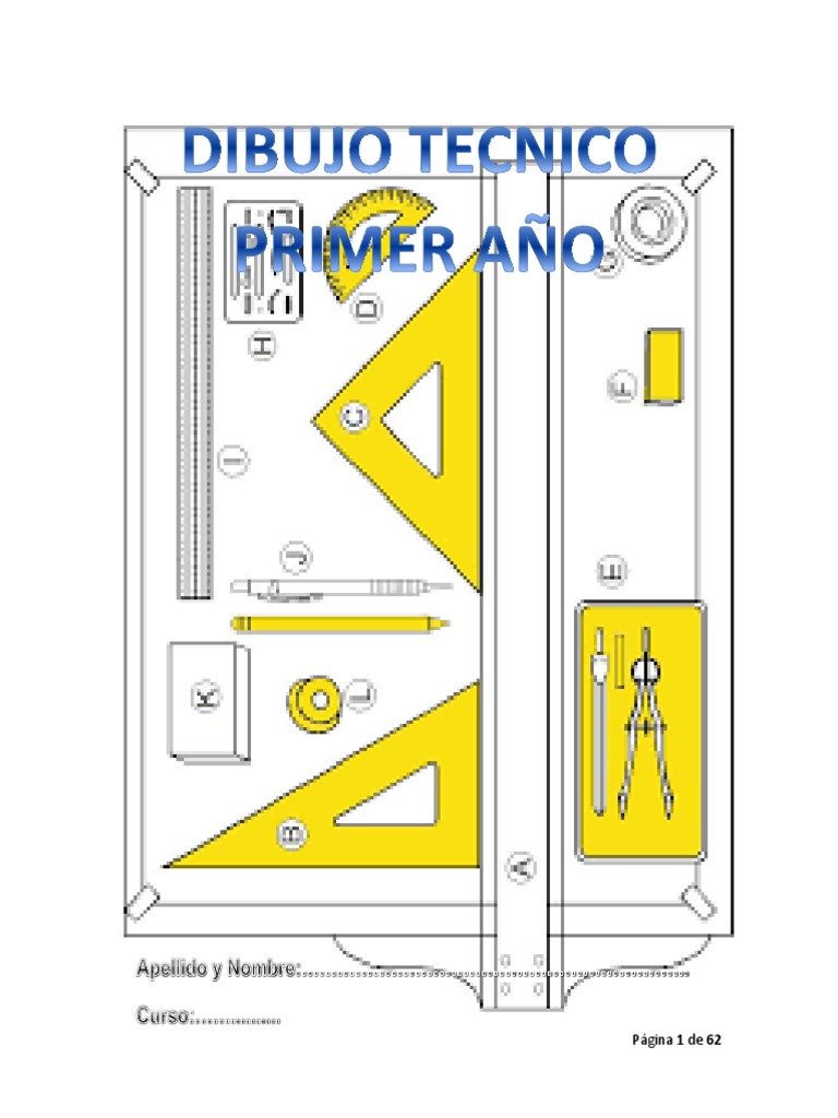 Apunte Dibujo Tecnico Primer Año | PDF | Dibujo | Geometría
