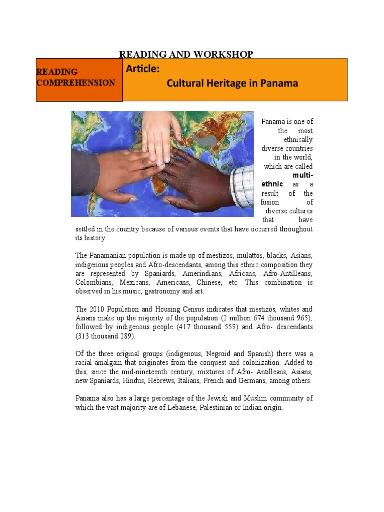 Cultural Heritage in Panama Article:: Reading and Workshop | PDF ...