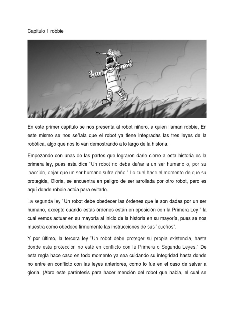 Yo Robot Analisis Pdf Robot Robótica