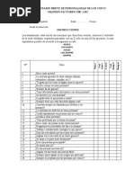 Cuestionario MBI GS - Burnout PDF | PDF | Burnout ocupacional | Sicología