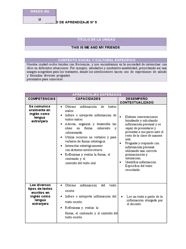 ING4y5 2019 U1 | PDF | Ciencia cognitiva | Lingüística