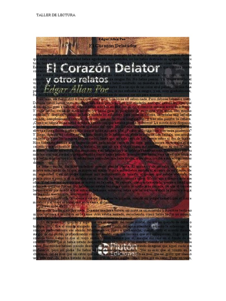 Edgar Allan Poe - El Corazón Delator | PDF