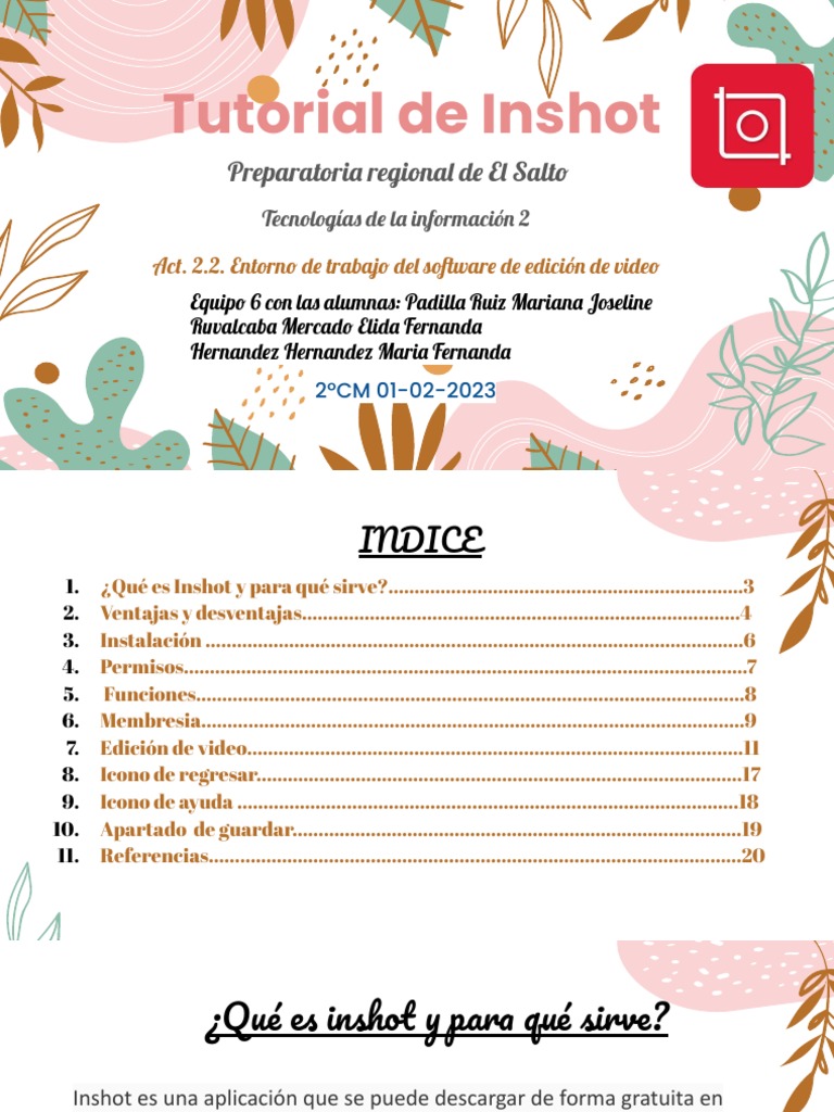 Tutorial de Inshot | PDF | Google Play | Informática
