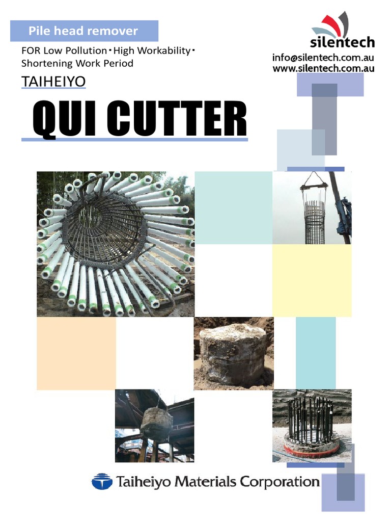 Qui Cutter - Brochure 2022 | PDF | Deep Foundation | Water