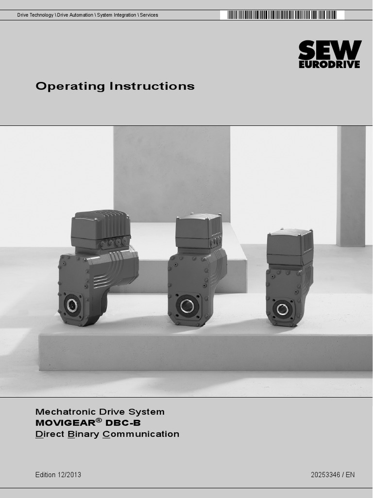 Operating Instructions: Mechatronic Drive System Direct Binary ...