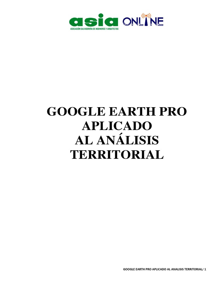 Google Earth Pro: Análisis Territorial 3D | PDF | Informática