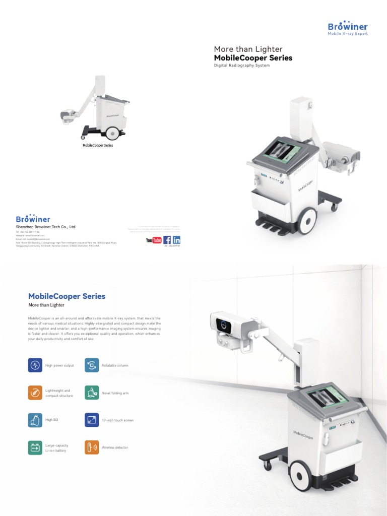 Mobile X-ray System Overview | PDF | Computing | Manufactured Goods