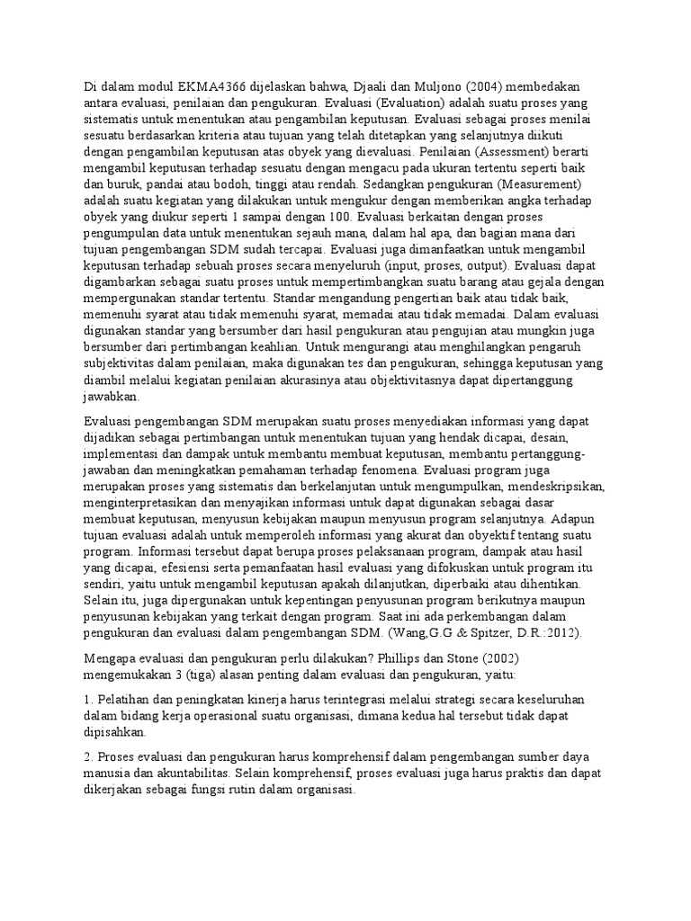 Diskusi 8 Pengembangan SDM | PDF