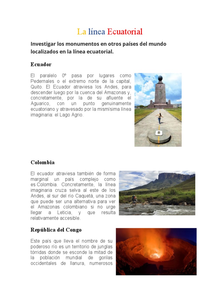 Línea: Ecuatorial | PDF | Clásicos