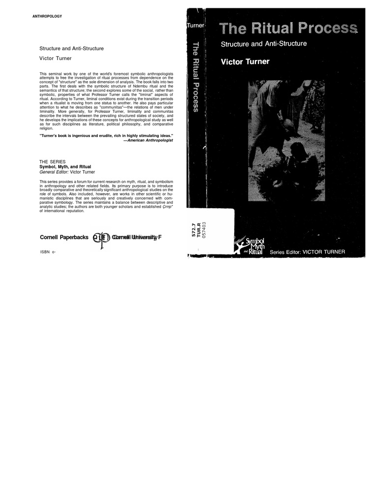 Victor Turner Ritual Process | Rituals | Anthropology