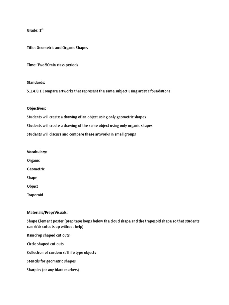 Poster Lesson Plan | PDF