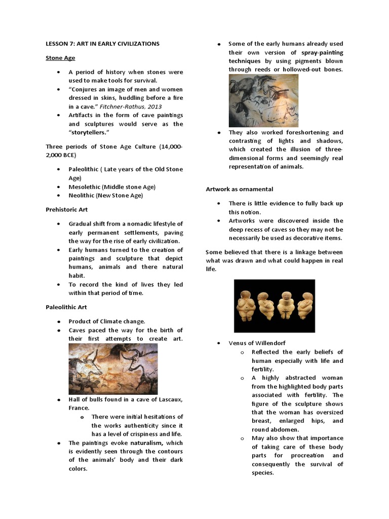 Lesson 7 - Art in Early Civilizations | PDF | Akhenaten | Ancient Egypt