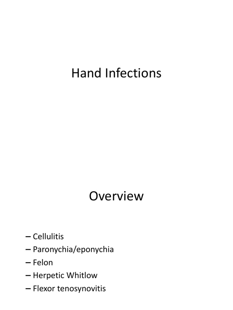 Hand Infections | Finger | Hand
