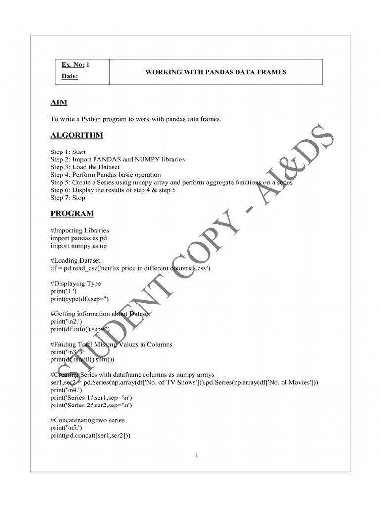 Ad3411 - Student | PDF