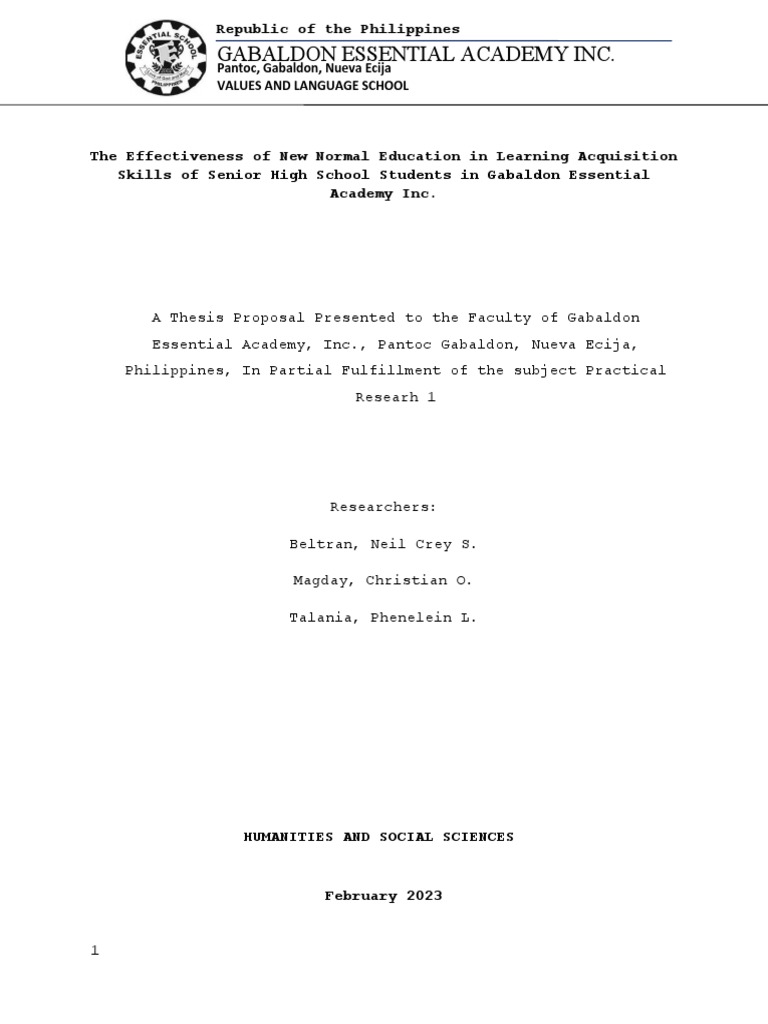 Format Qualitative Research Title Proposal | PDF | Educational Technology | Learning