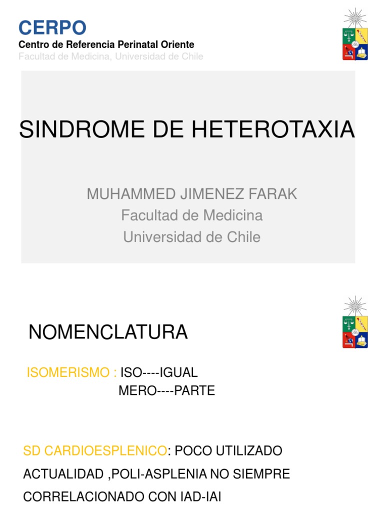 Heterotaxia: Síndrome y Anatomía Cardiaca | PDF | Ventrículo (corazón ...