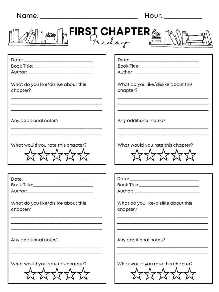 First Chapter Friday 1 | PDF First Chapter Friday 1 | PDF