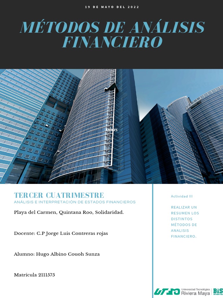 Métodos de Análisis | PDF | Rentabilidad sobre recursos propios | Deuda