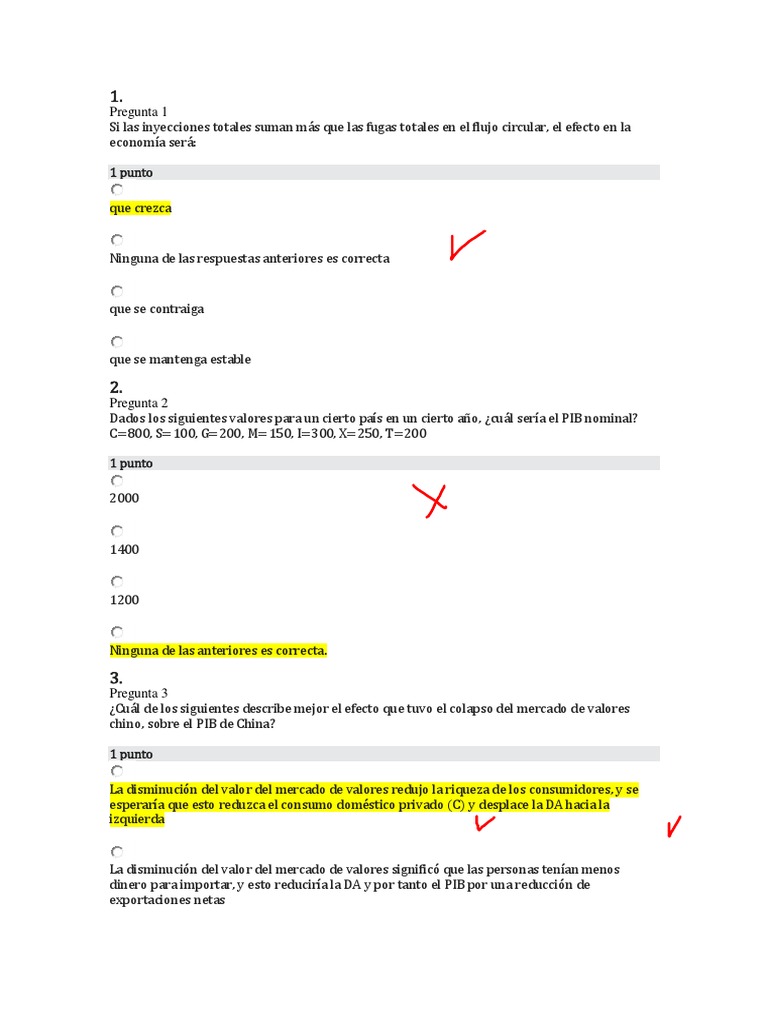 Evaluacion Modulo 1 Intento 3 | PDF | Producto Interno Bruto | Mercado ...