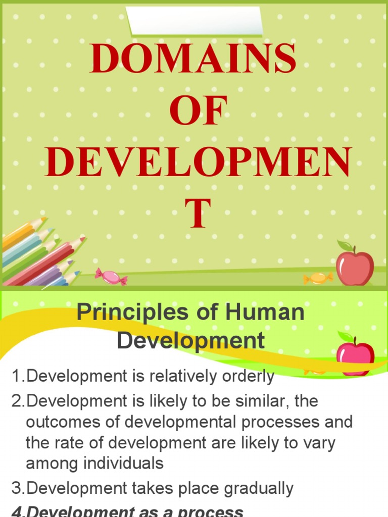 Domains of Development | PDF