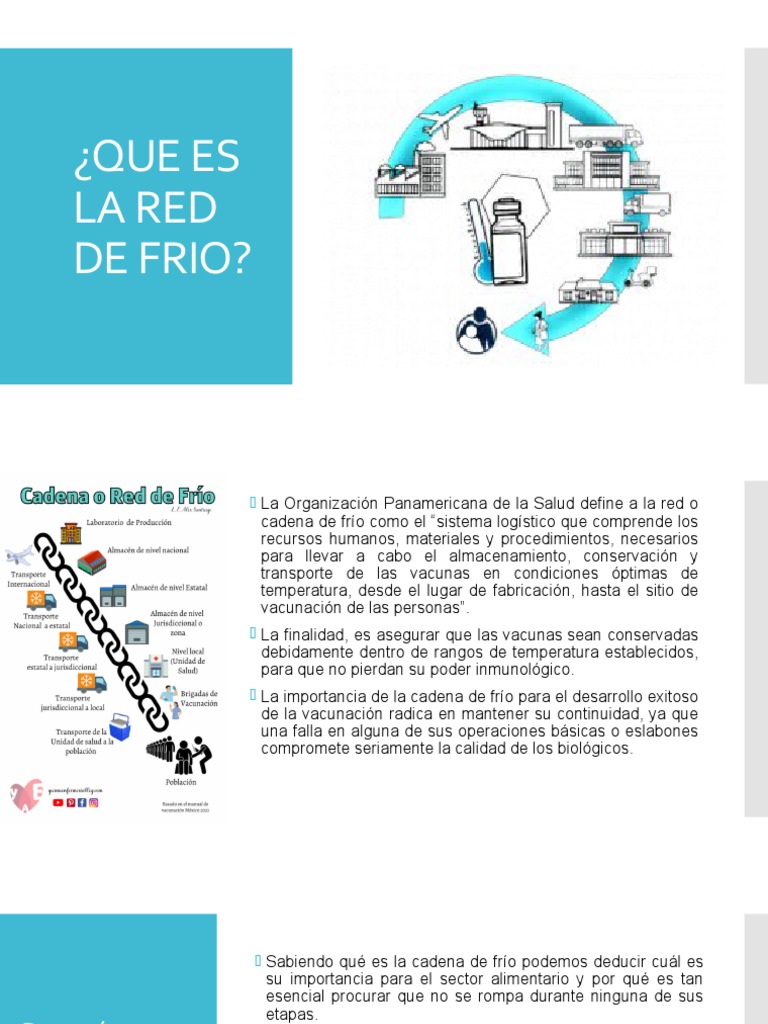 ¿Que Es La Red de Frio? | PDF | Refrigerador | Vacunas
