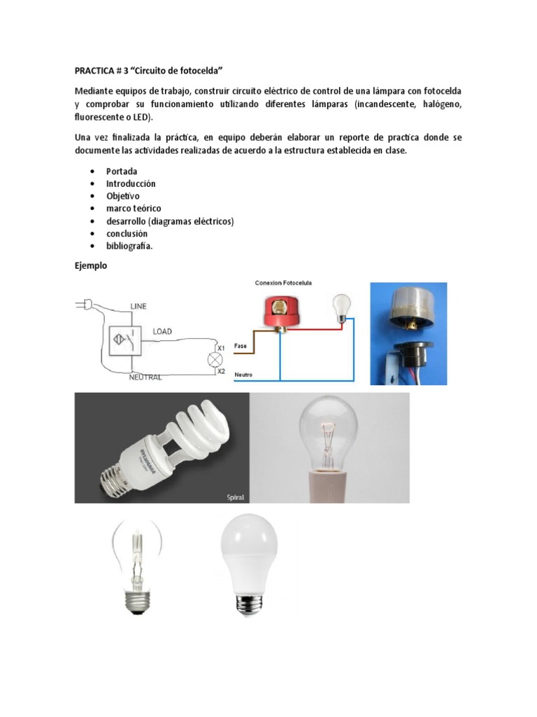 PRACTICA # 3 "Circuito de Fotocelda" | PDF