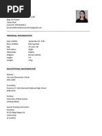 Curriculum Vitae | PDF | Tagalog Language | Philippines