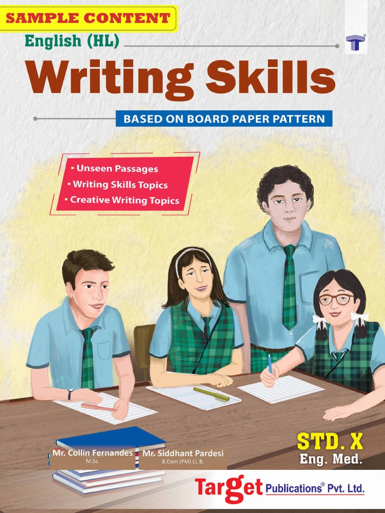 Sample PDF of STD 10th English Writing Skills Book For English Medium ...