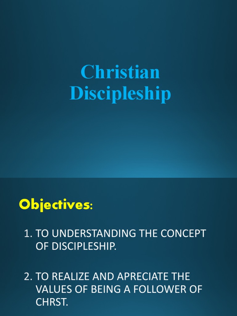 Christian Discipleship | PDF | Jesus | Disciple (Christianity)