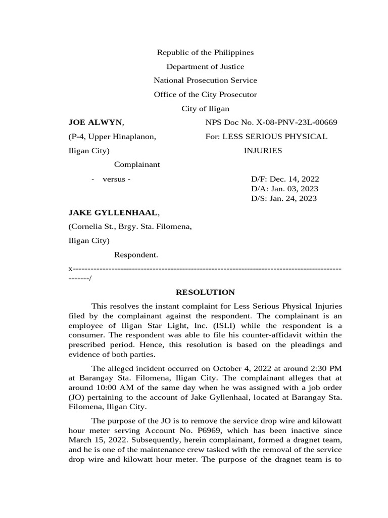 Resolution Sample | PDF | Criminal Law | Crimes