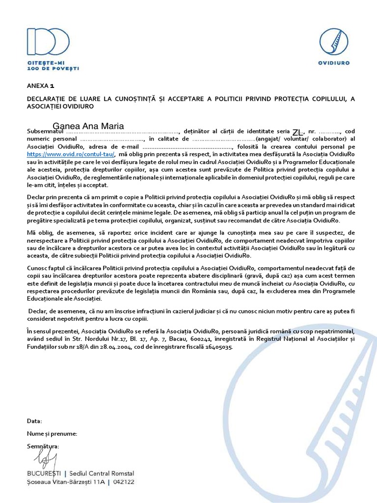 Ganea Ana Maria ZL | PDF