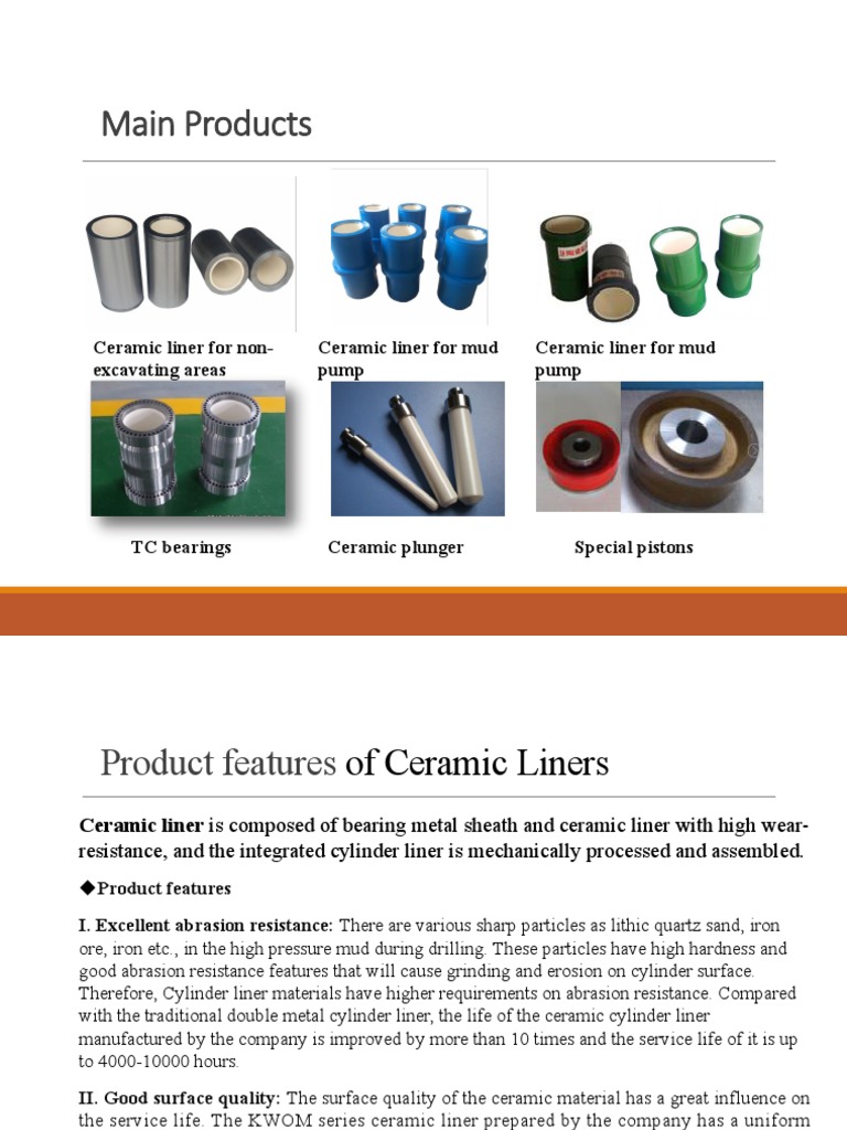 Main Products: Ceramic Liner For Non-Excavating Areas Ceramic Liner For ...