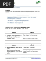 Grade 1 Exam Sample Questions | PDF