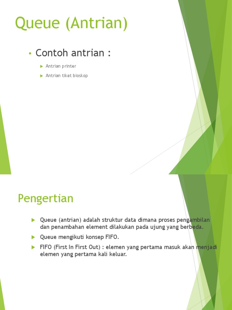 Pertemuan 4 (Materi Queue) | PDF