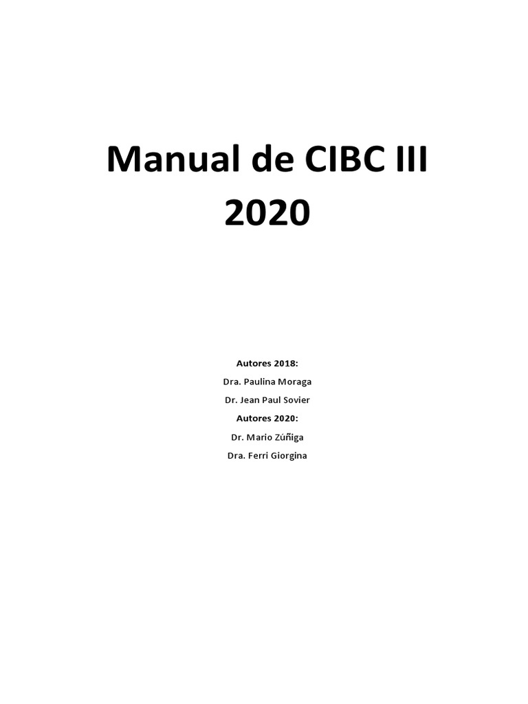 Manual de Cibc III 2020 | PDF | Hipertensión | Diabetes