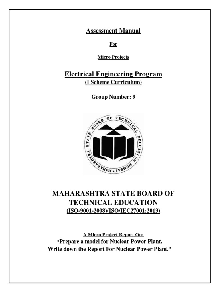 EPG Micro Project Group 9 | PDF | Nuclear Reactor | Nuclear Power