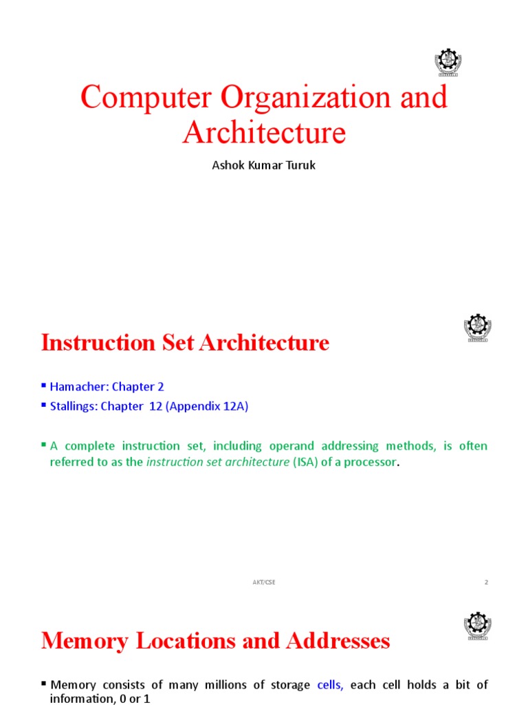 Computer Organization and Architecture: Ashok Kumar Turuk | PDF | Central Processing Unit ...
