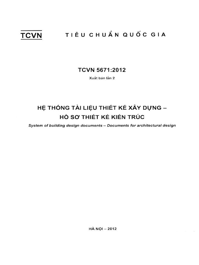 TCVN 5671:2012 | PDF