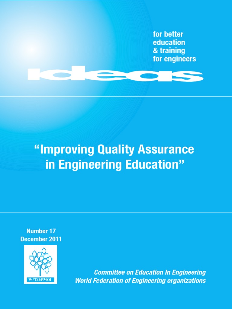 Improving Quality Assurance Engineering Education | PDF | Educational Assessment | Engineer