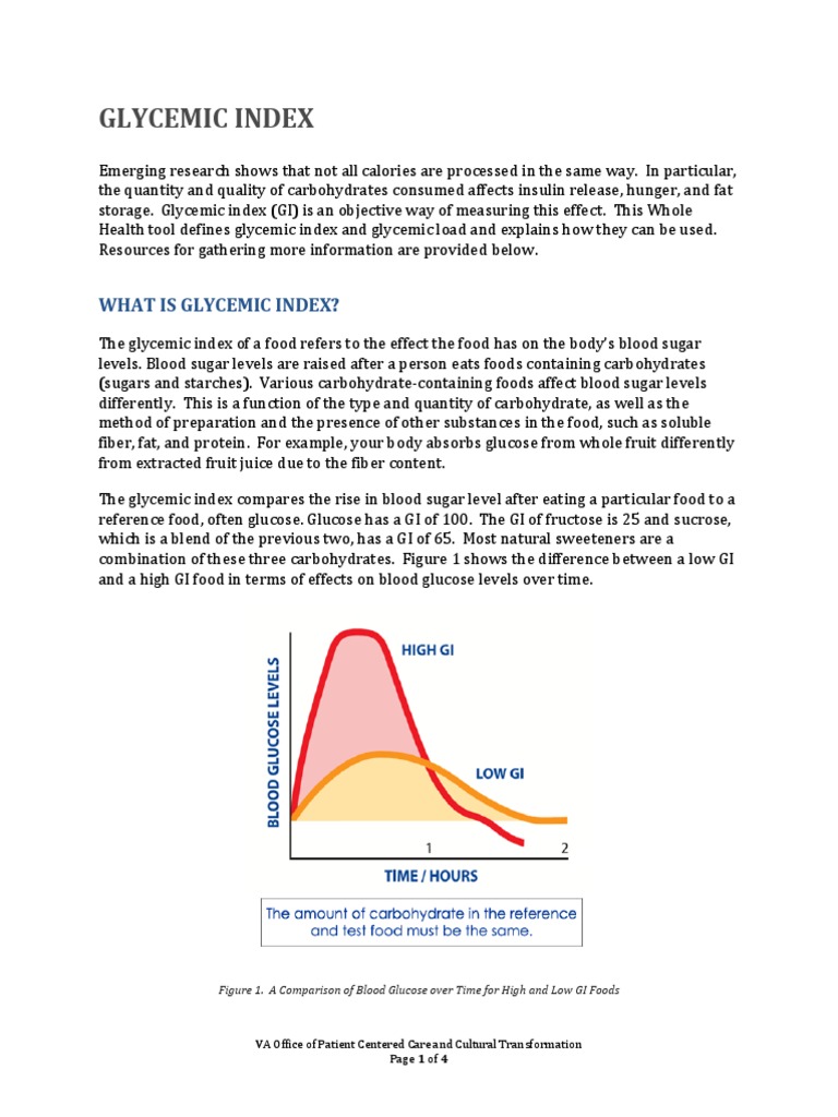 Glycemic Index | PDF | Glycemic Index | Glycemic Load