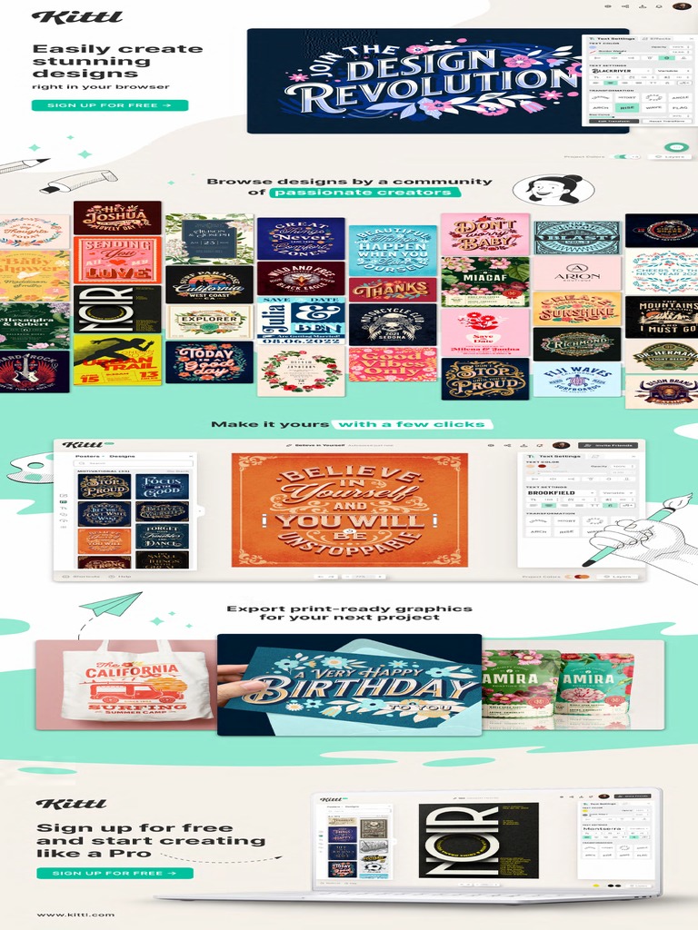 Create with Kittl | PDF