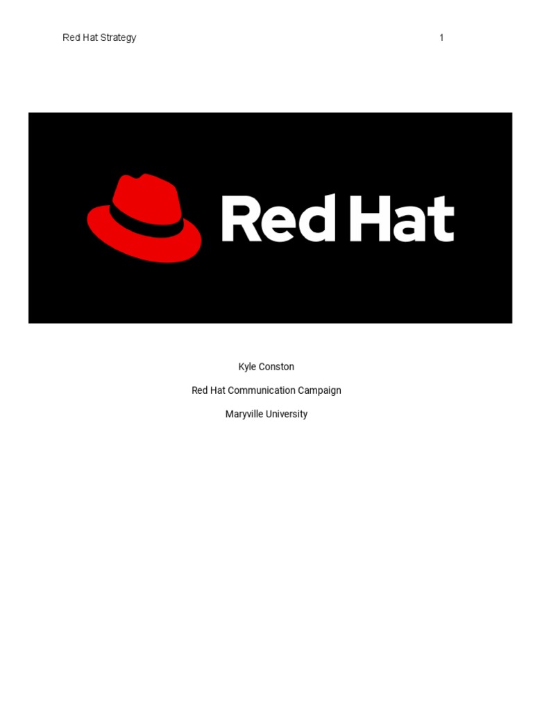 Red Hat Final | PDF | Red Hat | Cloud Computing