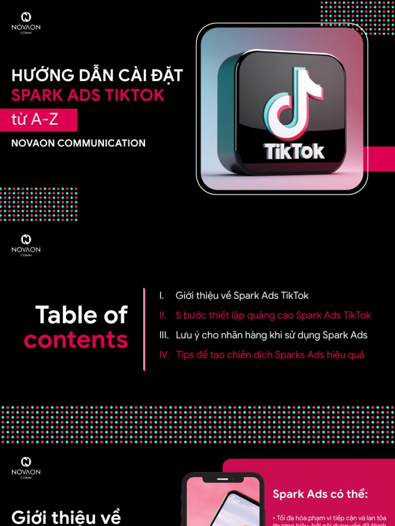 Hướng Dẫn Cài Đặt: Spark Ads Tiktok | PDF