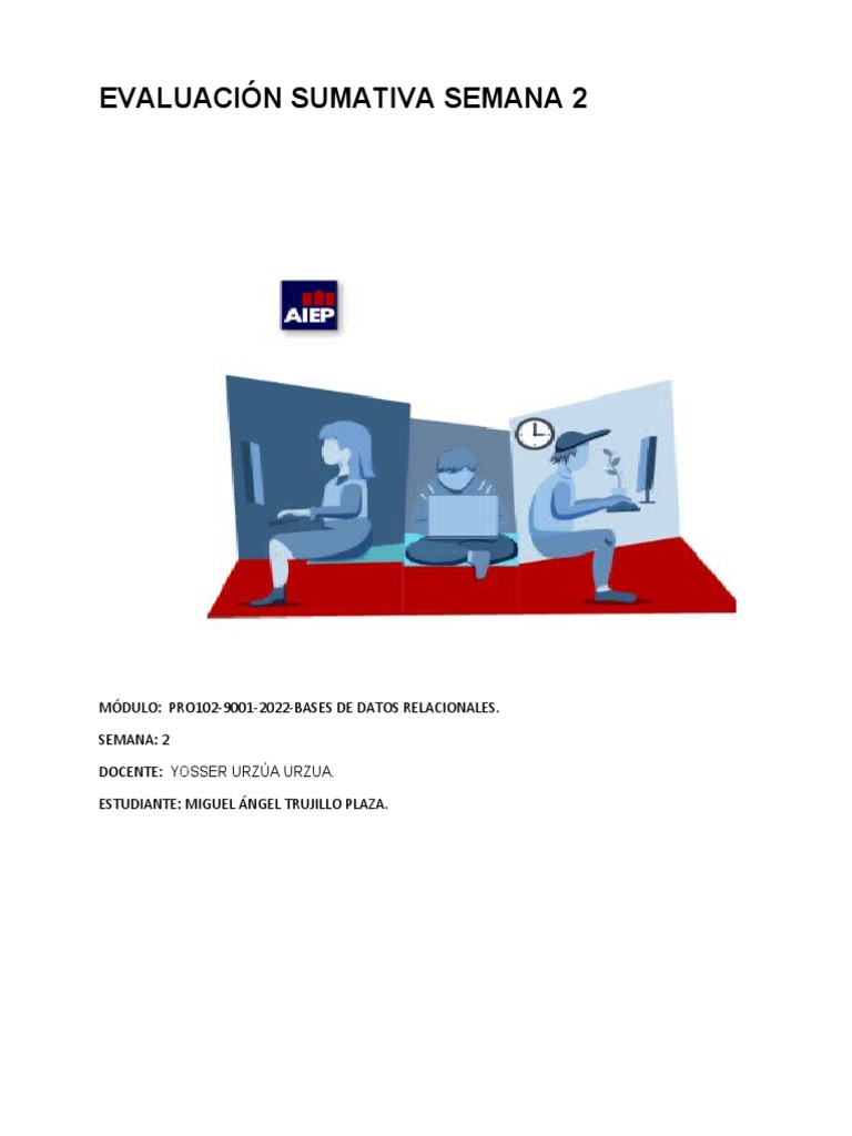 Plantilla Trabajo Base de Datos S2 | Descargar gratis PDF | Software | Entrega (Comercio)