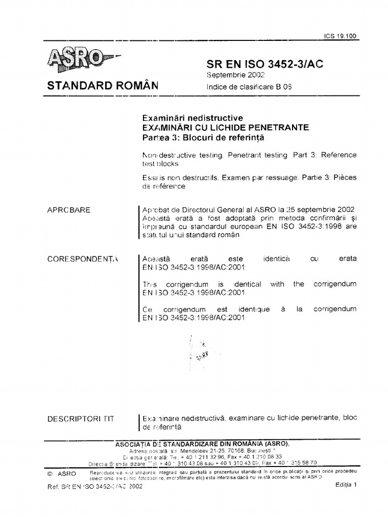 SR EN ISO 3452-3-AC-2002 | PDF