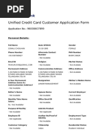 IndusInd Bank Customer Request Form | PDF