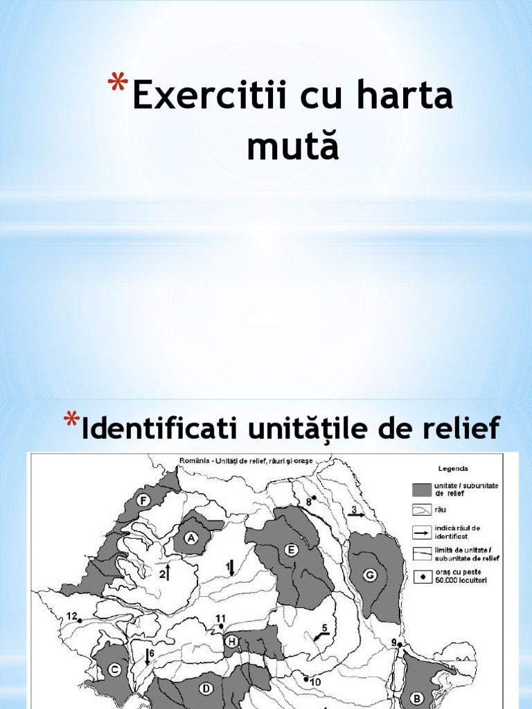 Exercitii Cu Harta Mută | PDF