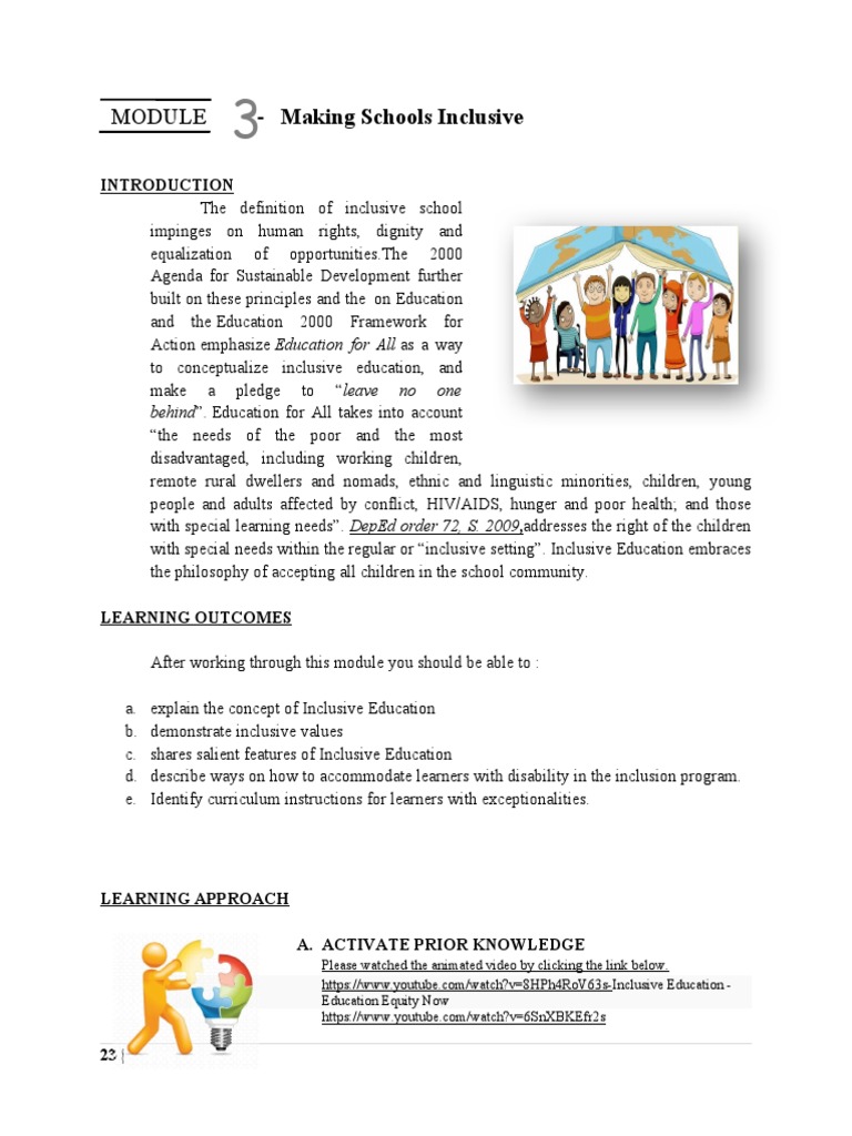 Module-3 & 4 | PDF | Intellectual Giftedness | Inclusion (Education)